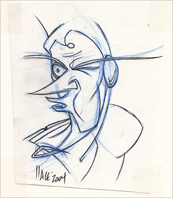 "Monarch Sucker Punched" by Douglas Lovelace - Venture Bros. Blog